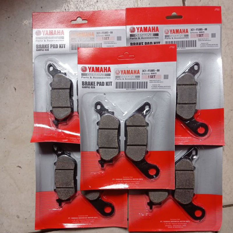 Jual PAKET ISI 5 Kampas rem depan dispad yamaha mio mio j jupiter z/mx soul 3C1 | Shopee Indonesia