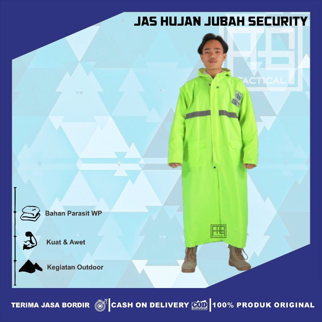 Jual Jas hujan security jubah/jas hujan ponco/mantel jas hujan | Shopee ...