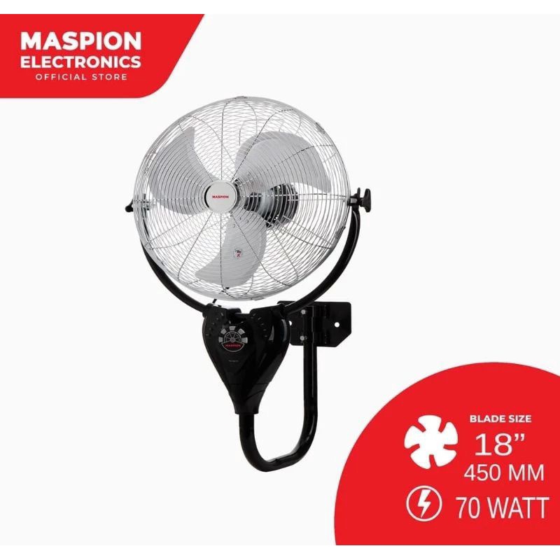Jual Maspion Kipas Angin Dinding PW 1802 rc/ Wall Fan 18 Inch Maspion ...