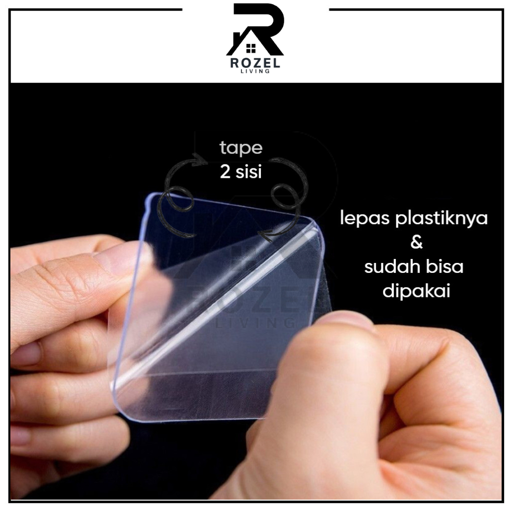 Jual ROZEL Double Side Tape Papan Nano Tape Double Tip Serbaguna Tempel ...