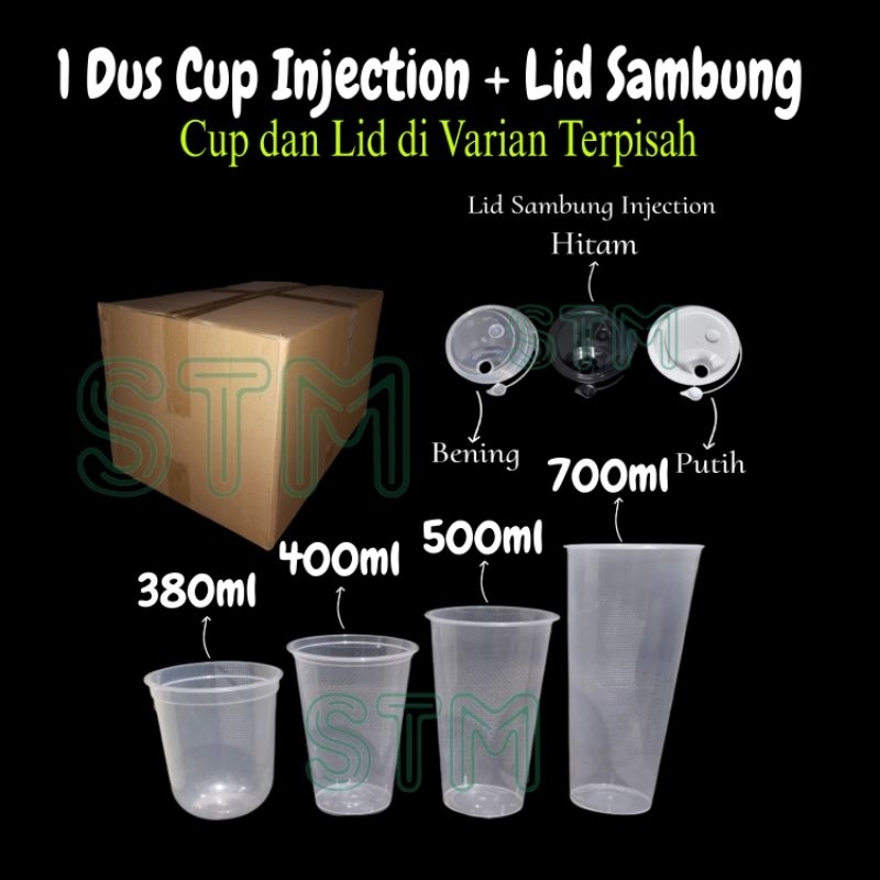Jual Per Dus Thinwall injection Cup/PPI Injection/Gelas Plastik Injeksi ...
