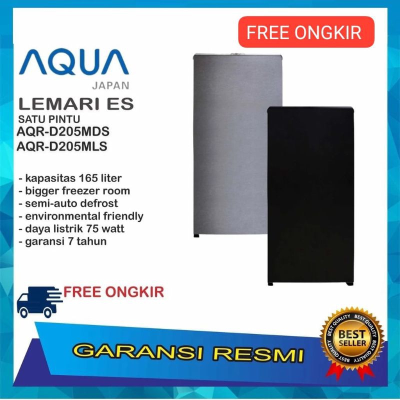 Jual KHUSUS PALEMBANG KULKAS 1 PINTU AQUA SANYO AQR D205 DS | Shopee ...