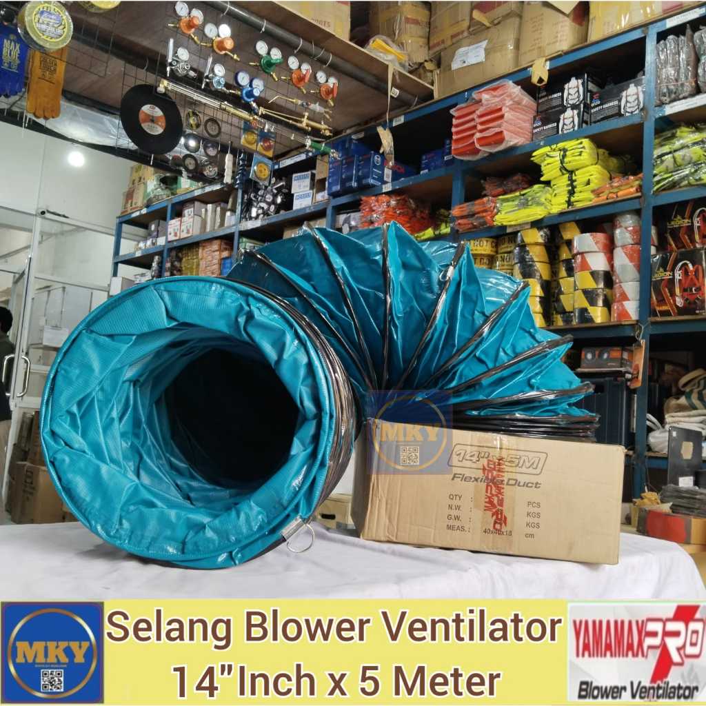 Jual Selang Portable Ventilator 12" Flexible Duct Hose blower YAMAMAX ...