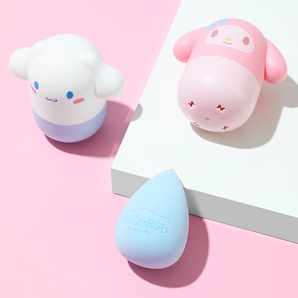 Jual MINISO X Sanrio Sponge Makeup dengan Kasing Spons Beauty Blender ...