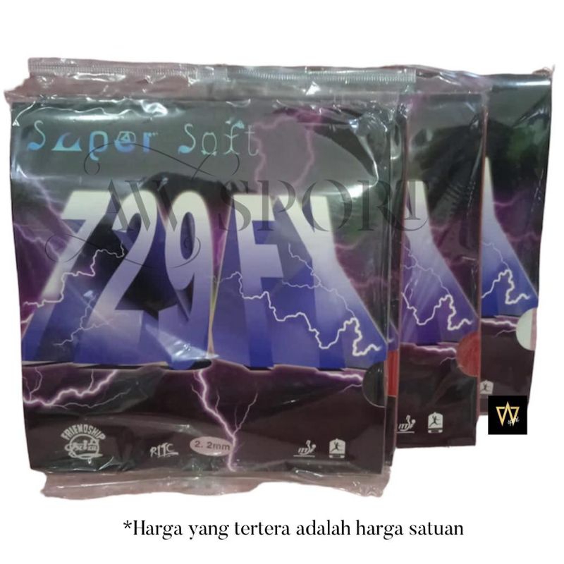 Jual Karet Bet Pingpong RITC 729 FX Super Soft / Karet Bet Tenis Meja | Shopee Indonesia