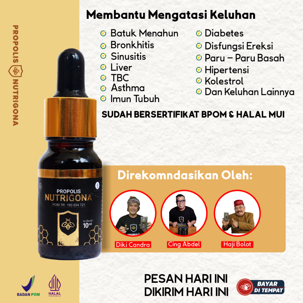 Jual [AGEN RESMI] PROPOLIS NUTRIGONA Obat Batuk Menahun, Sesak Nafas ...