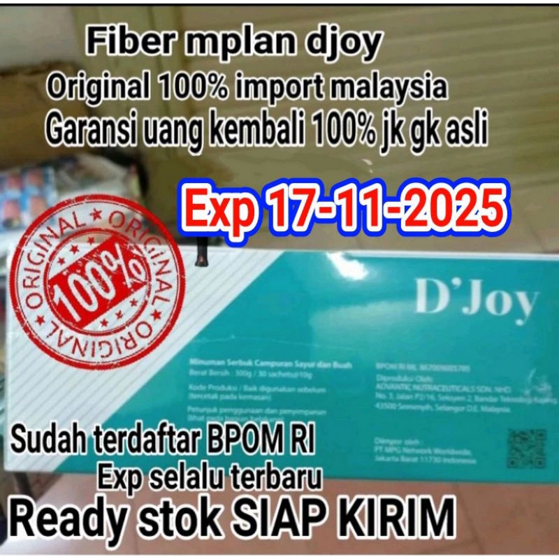 Jual Fiber trim Mplan djoy m plan djoy 30 sachet | Shopee Indonesia