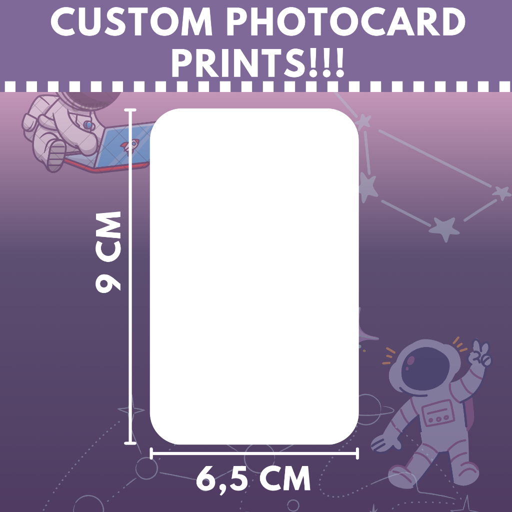 Jual PHOTOCARD PRINT CUSTOM ANIME/KPOP/GAME/IRL | GLOSSY DOUBLE-SIDED ...