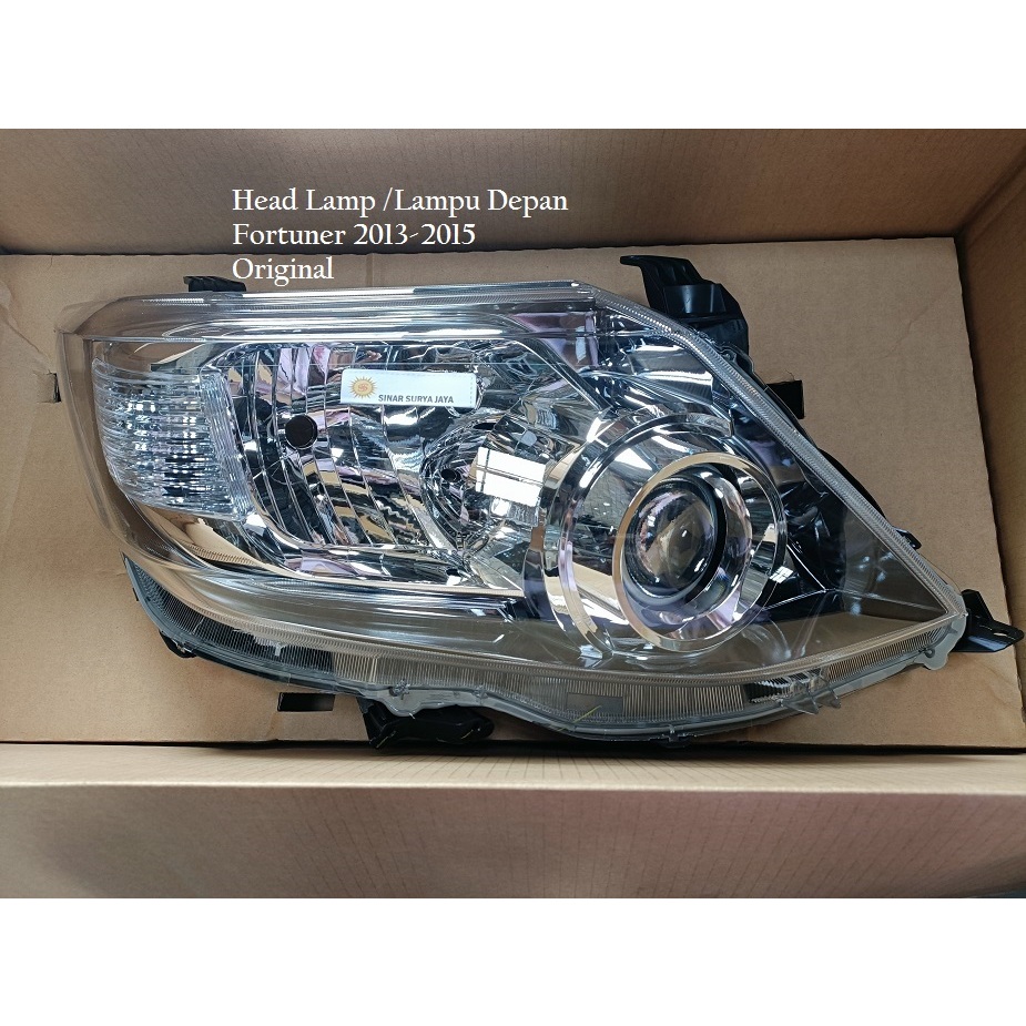 Jual Headlamp Lampu Depan Fortuner 2013-2015 Original 81130-0K460/81150 ...