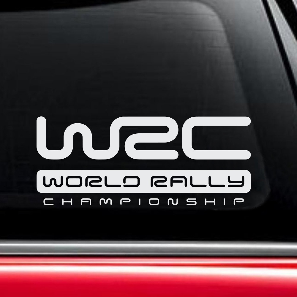 Jual Stiker Kaca Mobil Logo WRC World Rally Championship Car Window ...