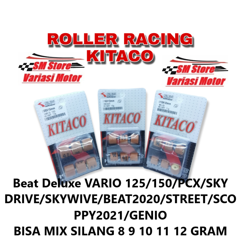 Jual Roller ktc kytaco kitaco RACING MOTOR Beat Deluxe VARIO 125 150 ...