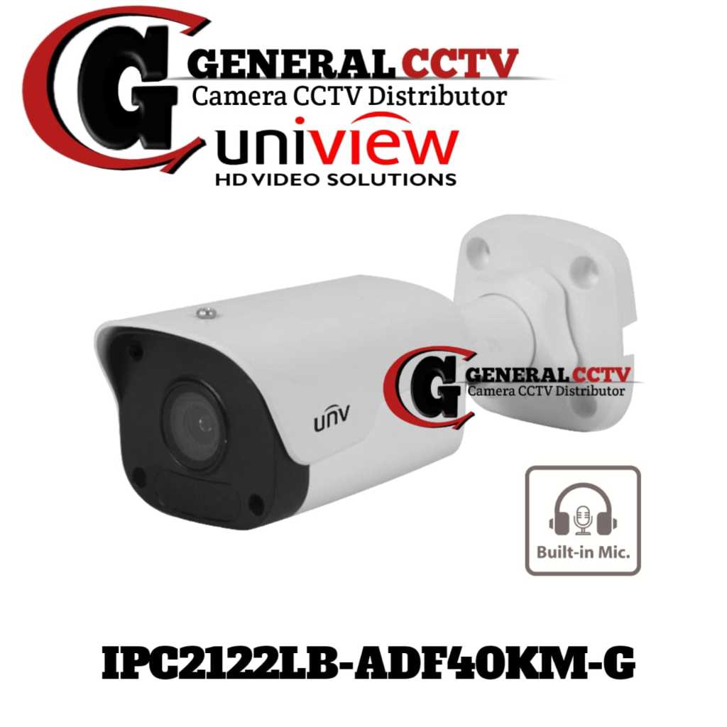 Jual IPC2122LB-ADF40KM-G Uniview 2MP HD WDR Fixed IR Bullet Network Camera | Shopee Indonesia
