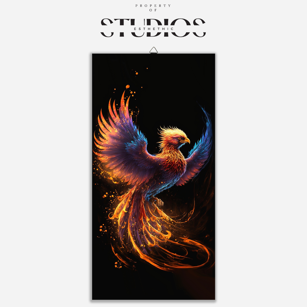Jual #ART31 WALL DECOR PHOENIX BURUNG API ELANG GARUDA LANDSCAPE ...