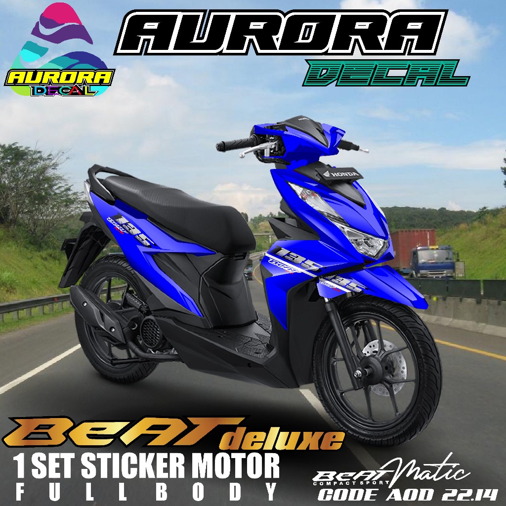 Jual COD Decal Stiker DECAL BEAT DELUXE BEAT STREET TAHUN 2020-2021 ...