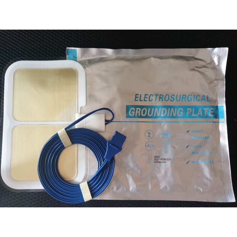 Jual Electrosurgical Grounding Plate With Cable / Bipolar Plate With ...