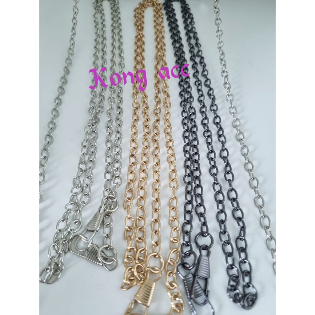 Jual tali rantai tas & dompet 1,2 mm (120 / 60/ 40 cm ) | Shopee Indonesia