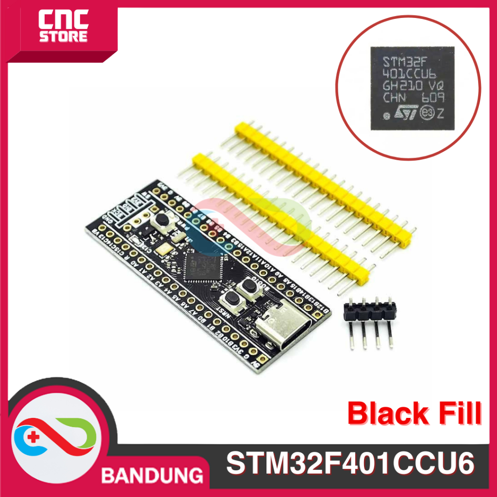 Jual STM32 STM32F4 STM32F411CEU6 STM32F401CCU6 ARM Cortex M4 USB Type C 100mHz 84mHz | Shopee ...