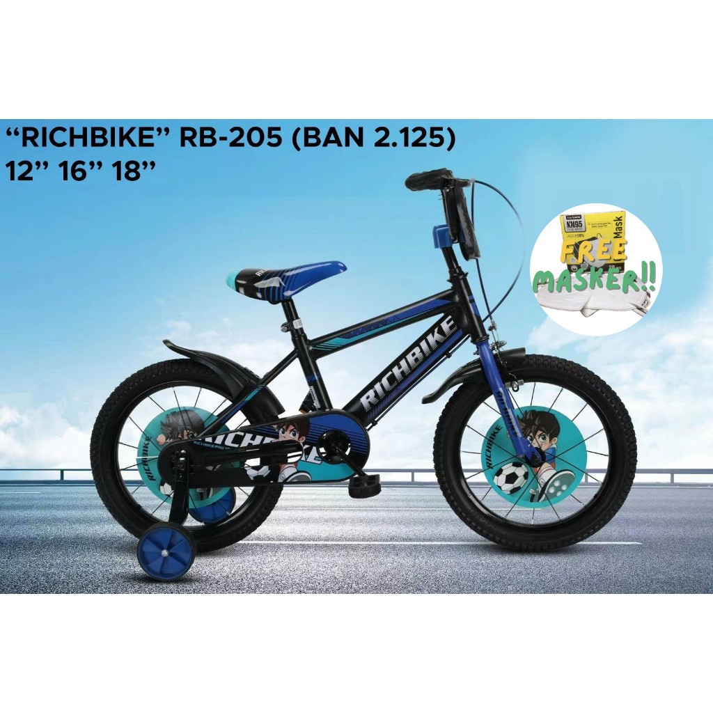 Jual Sepeda Anak Laki BMX RB205 Ukuran 12 / 16 / 18 | Shopee Indonesia