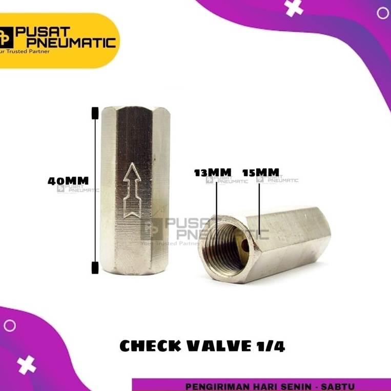 Jual Check valve one way valve no return valve 14 u Special Edition ...