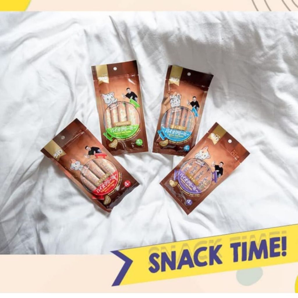 Jual Snack Kucing Bio Creamy 15gr Treat Snack | Shopee Indonesia