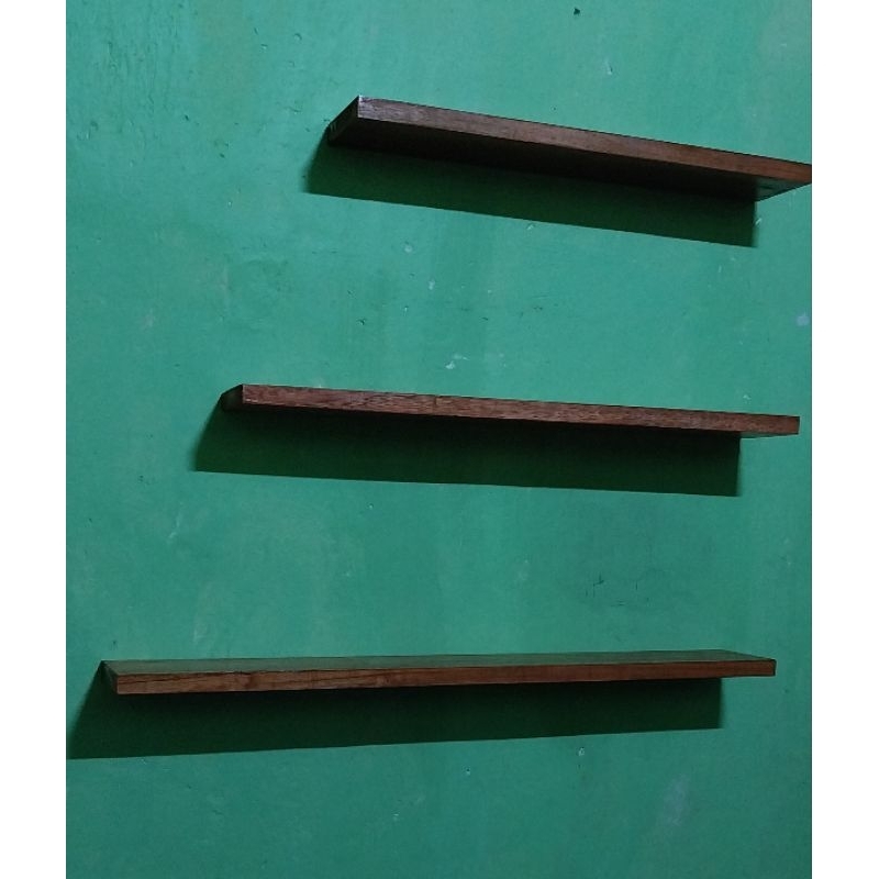 Jual RAK AMBALAN DINDING/HIASAN DINDING/ AMBALAN LURUS 50-60-70CM ...