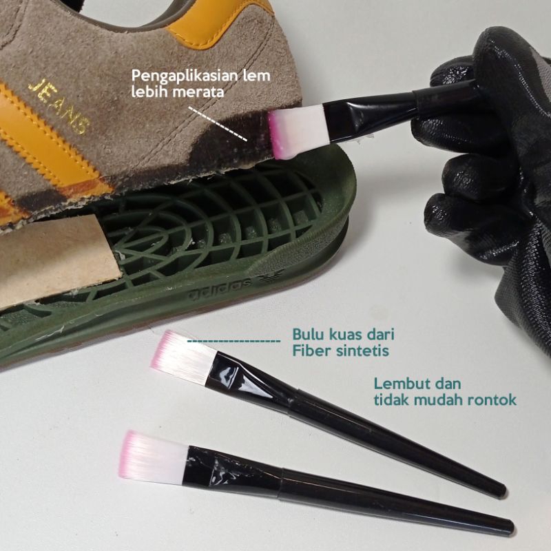 Jual Kuas Lem & Cat Sepatu Multifungsi Bahan Fiber Sintetis Lem Ulang ...