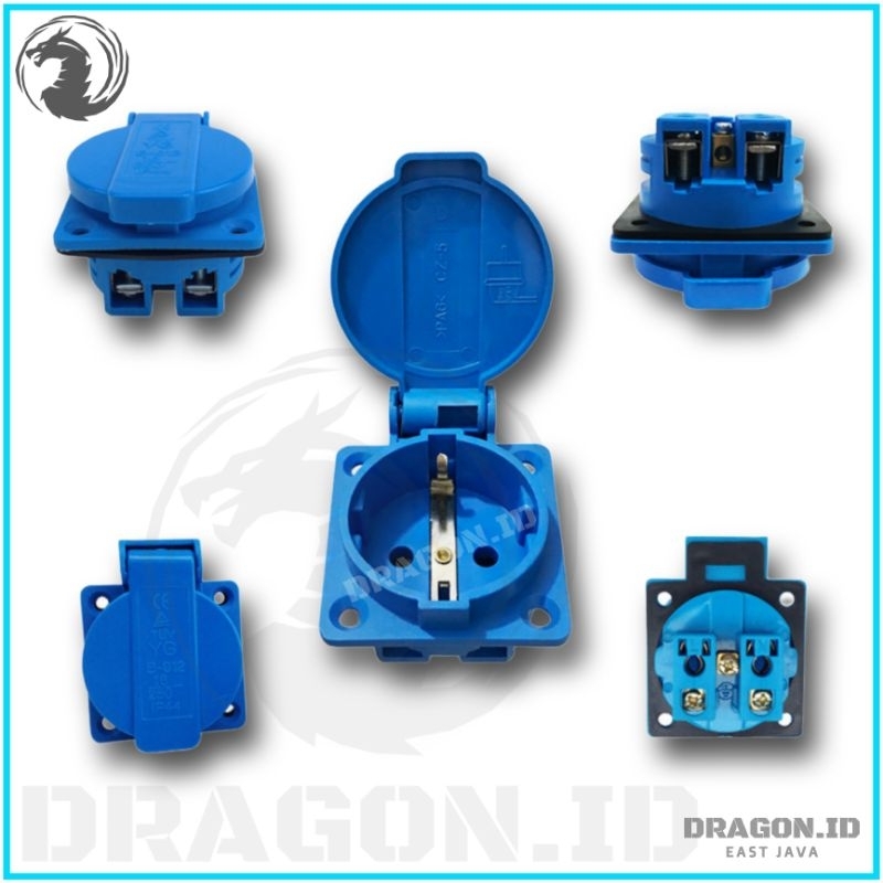 Jual Panel Mounting 2Pin 16A [E312] Socket Ac Panel Box/Genset | Shopee Indonesia