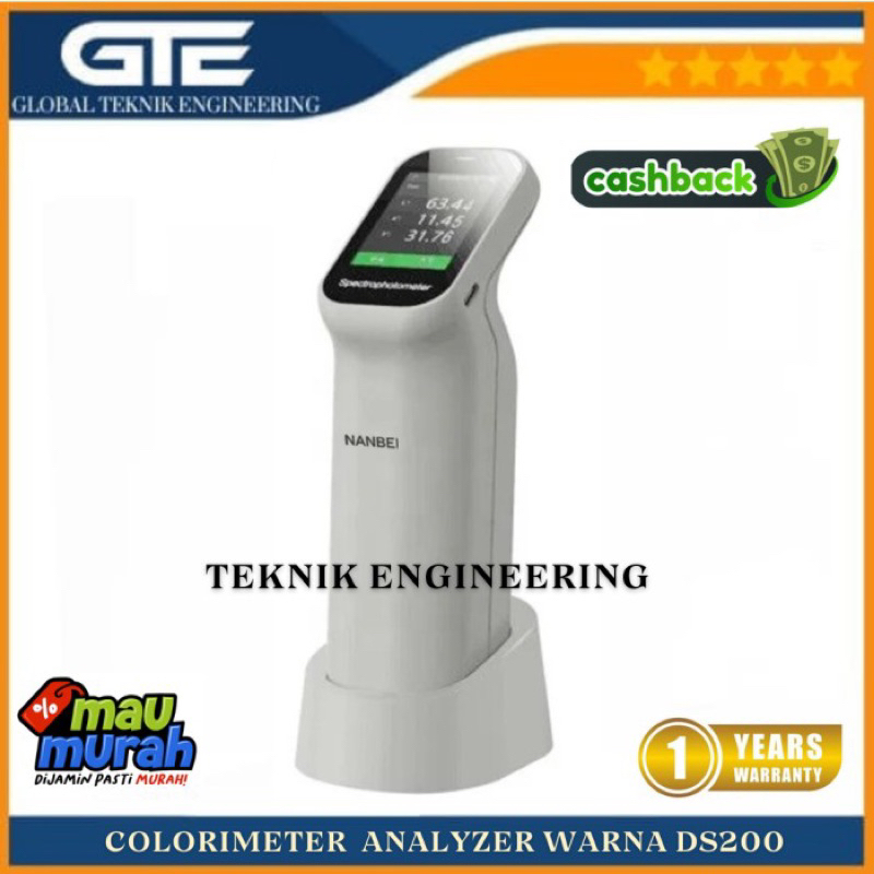 Jual Colorimeter Color Reader Analyzer Warna DS200 Colour Tester DS-200 ...