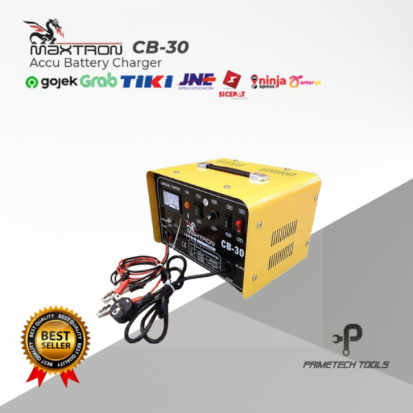 Jual MAXTRON CHARGER AKI ACCU 30 A CB-30 Original | Shopee Indonesia