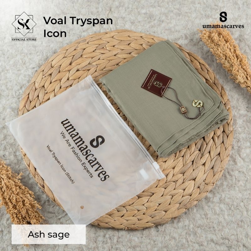 Jual JILBAB SEGIEMPAT VOAL TRYSPAN ICON (STITCH) | Shopee Indonesia