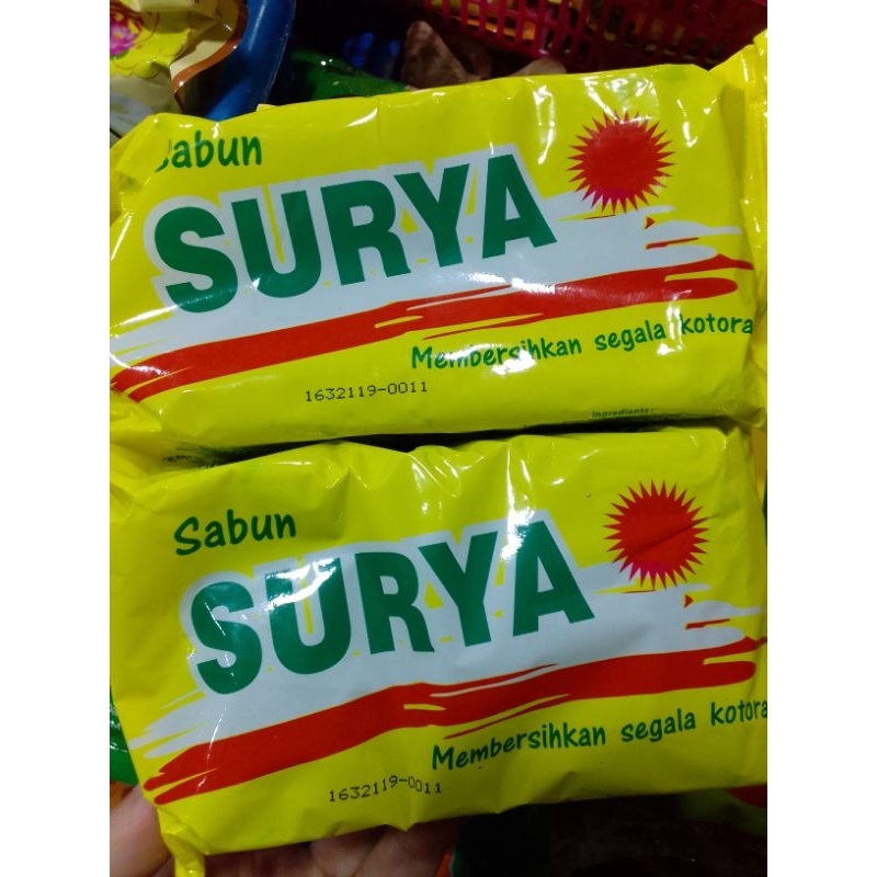 Jual Sabun batang hijau SURYA sabun batang jadul | Shopee Indonesia