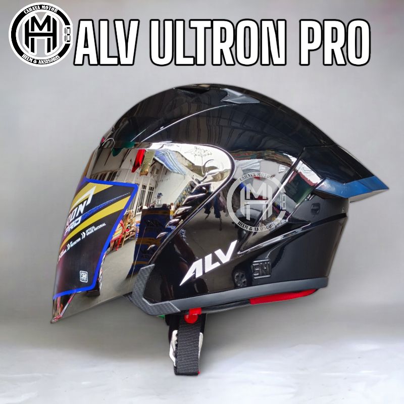 Jual HELM ALV ULTRON PRO SOLID|Half face terbaru HELEM KEREN | Shopee ...
