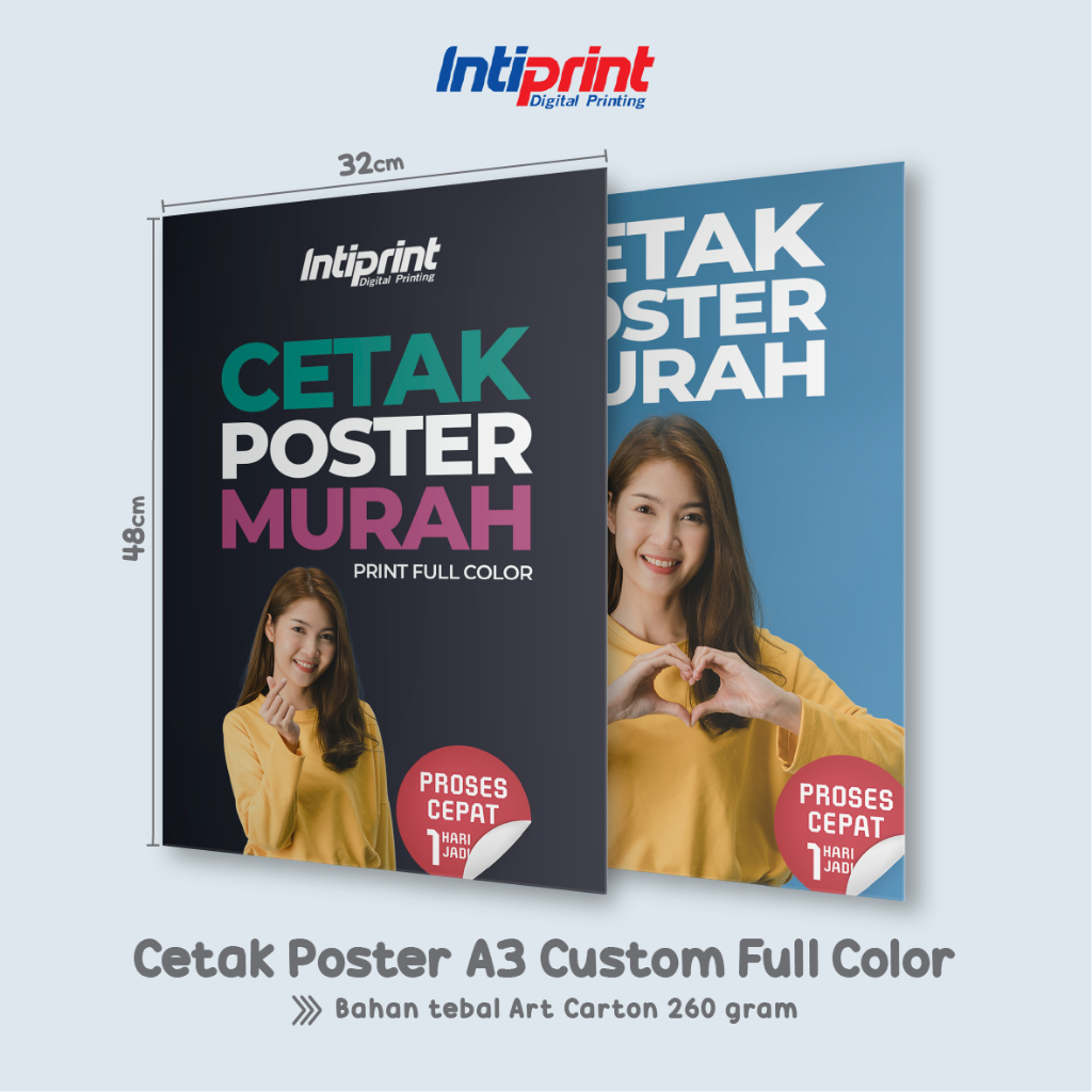 Jual Cetak Poster Art Carton 260gsm A3+ / Custom Print Poster / Cetak ...