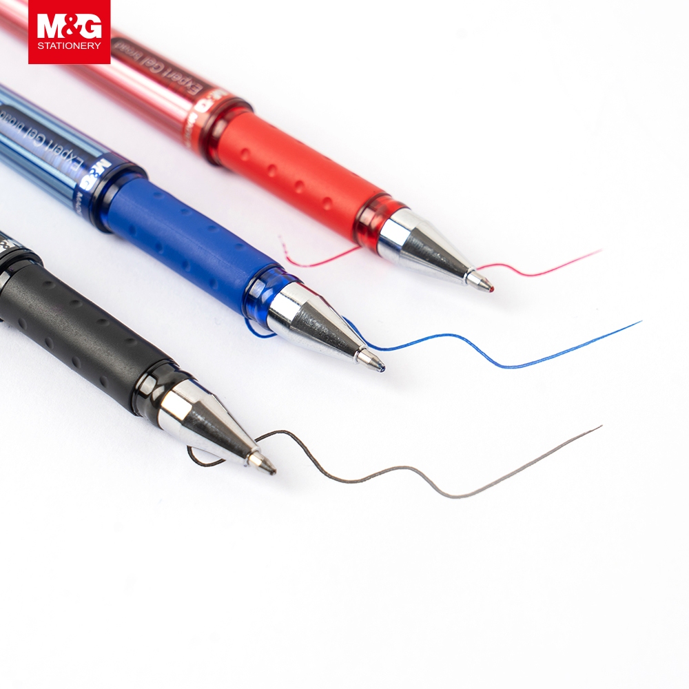 Jual Pulpen M&G Stick Expert Gel Pen 1.0mm AGP13672 Ballpoint Pena ...