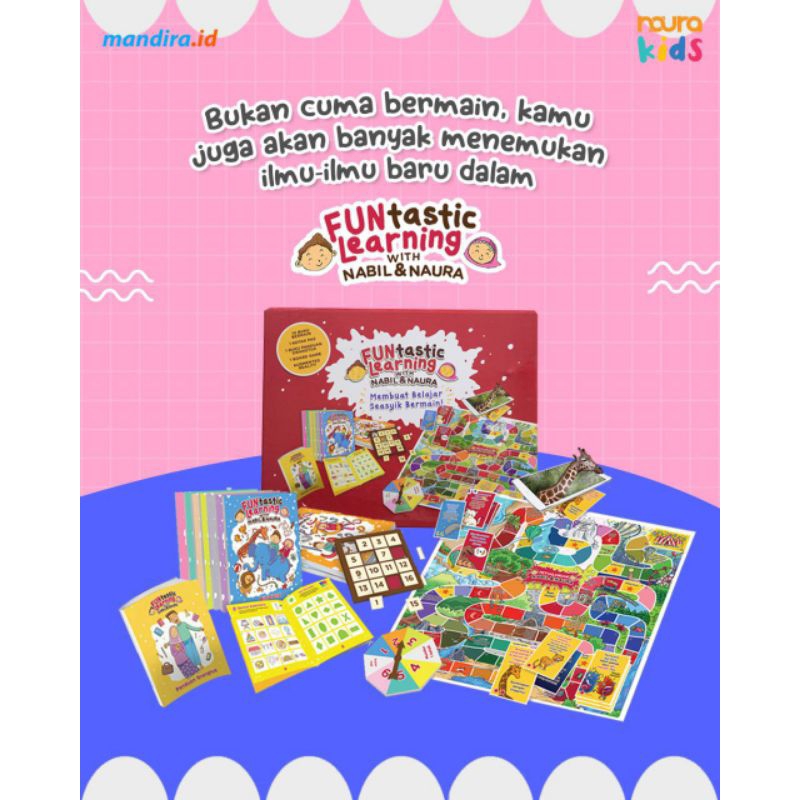 Jual Buku Anak Funtastic Learning with nabil and naura CETAKAN BARU Full Set | Shopee Indonesia