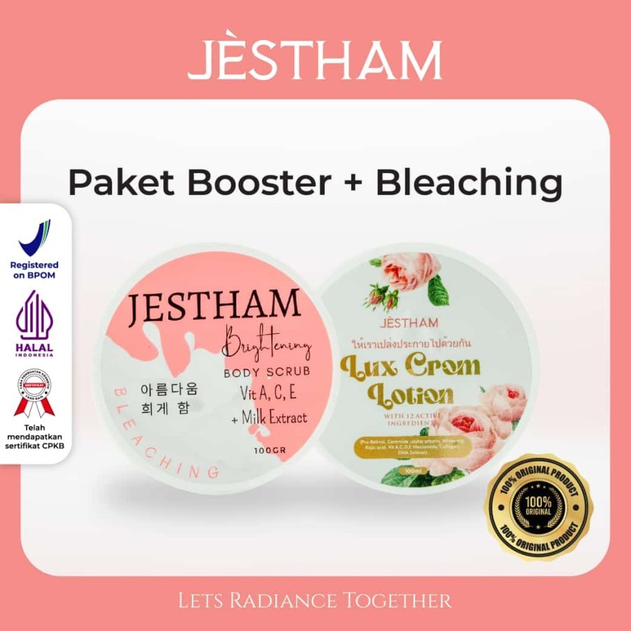 Jual Jestham Paket Booster + Bleaching (Racikan Thailand Jestham ...