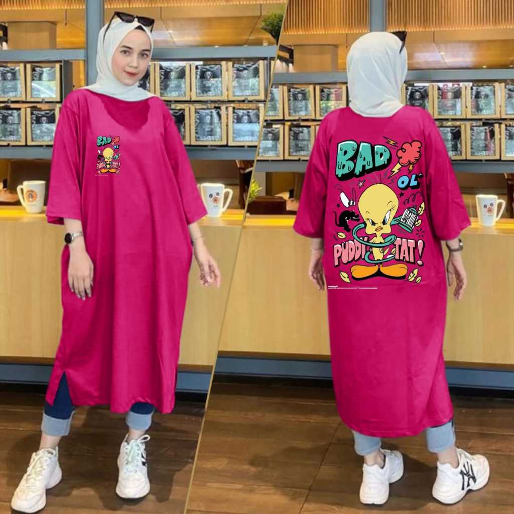 Jual Dress Wanita Terbaru / Dress BadDuck Gambar Print DTF | Shopee ...