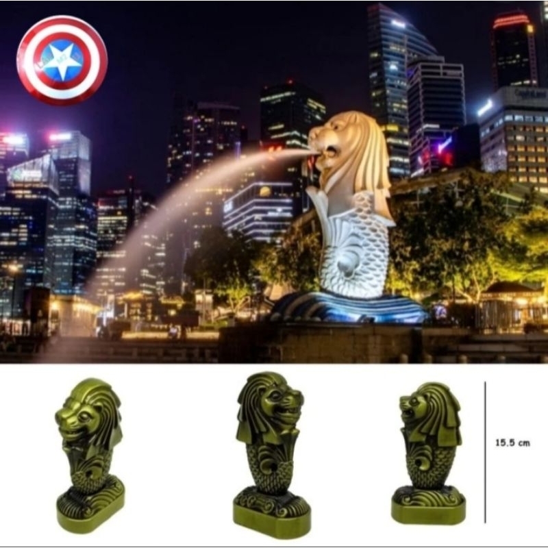 Jual Miniatur Merlion Singapore / Pajangan Merlion Singapore | Shopee ...