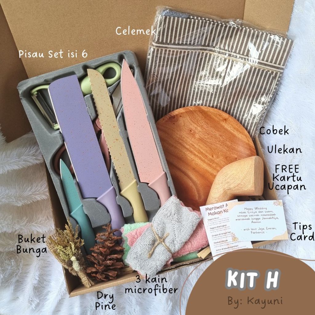 Jual Hampers Kitchen Set / Cooking Set Hampers Kado Estetik / Hadiah ...