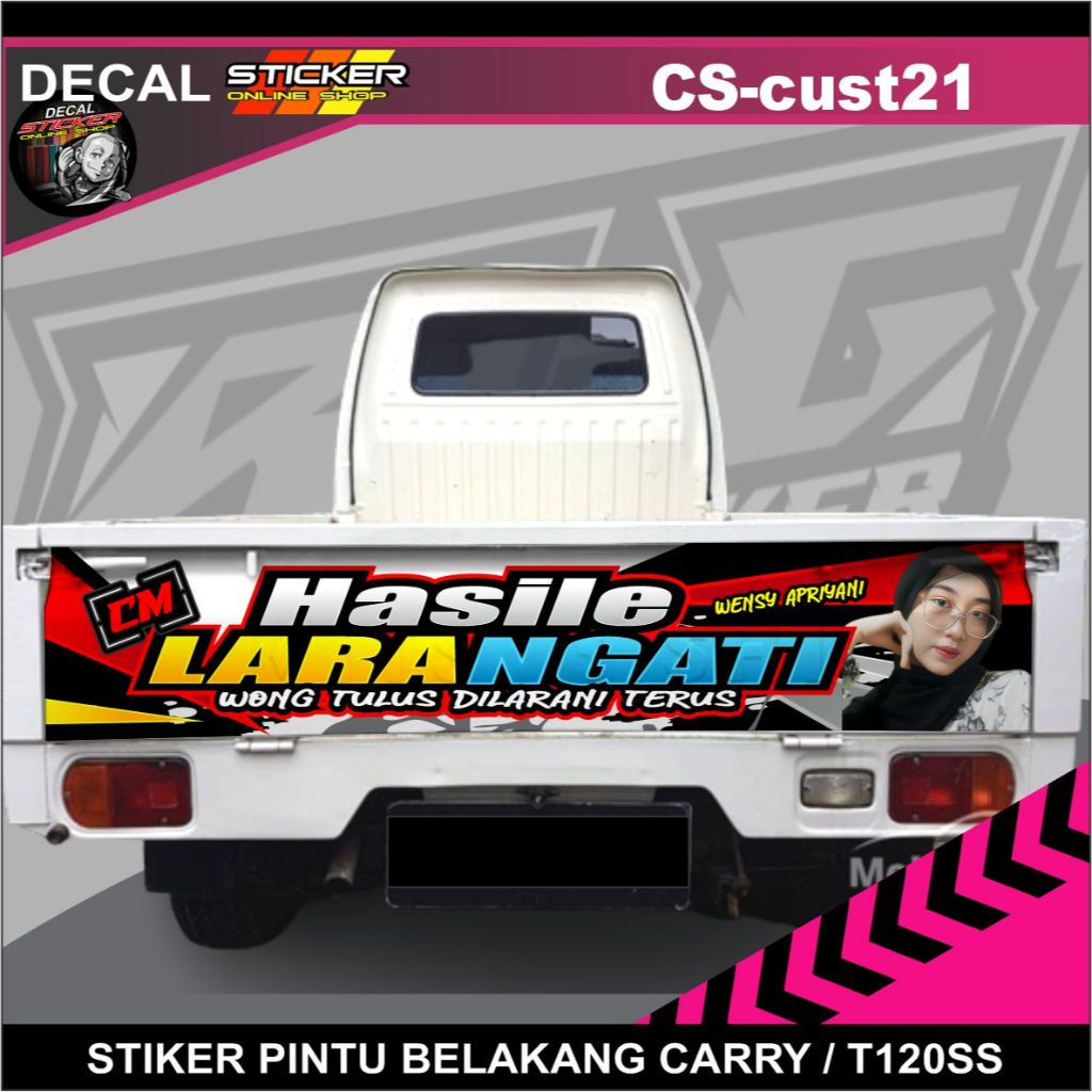 Jual STIKER MOBIL CARRY FUTURA T120SS PICK UP DECAL STICKER PINTU ...