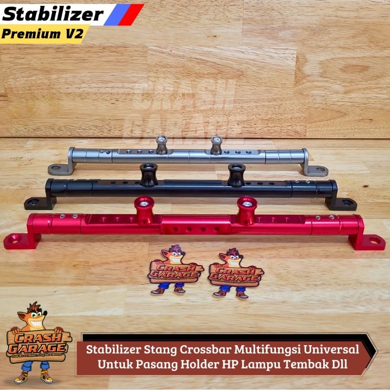 Jual Stabilizer Stang Crossbar Breket Multifungsi Handlebar Dudukan ...