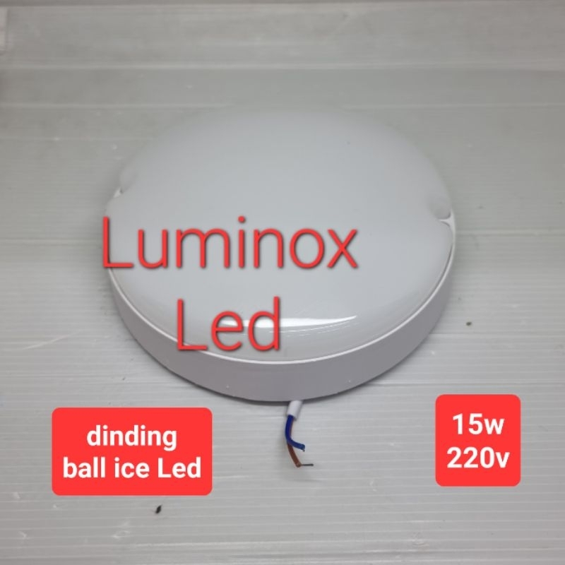 Jual dinding taman ball ice led 15w 15watt / wall lamp kapal led bulat ...