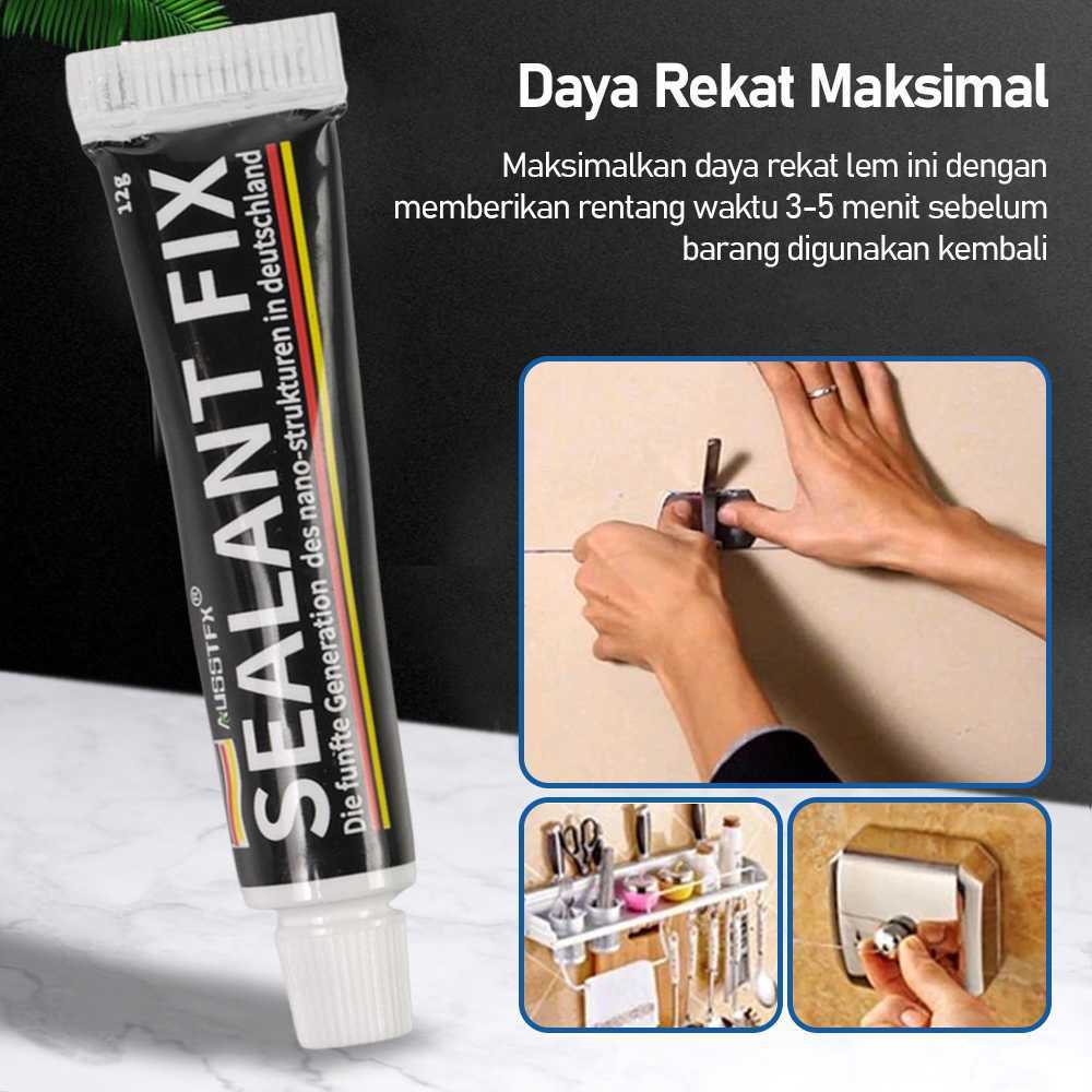 Jual Lem Besi Super Kuat Lem Anti-bor Cepat Kering SEALANT FIX Lem ...