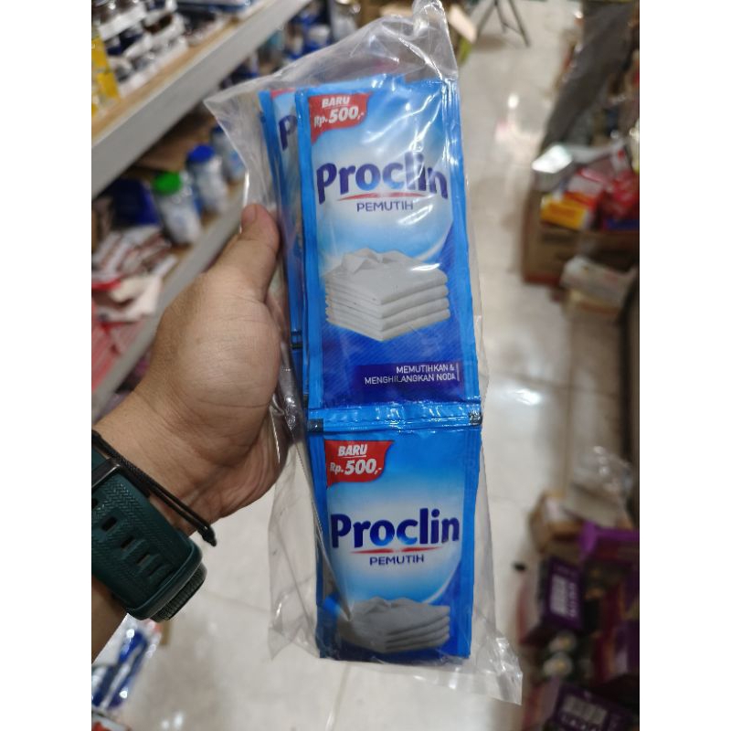 Jual PROCLIN PEMUTIH SACHET 1*12 PCS | Shopee Indonesia