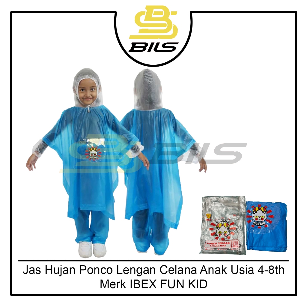 Jual Jas Hujan Anak Ponco Lengan Celana Setelan Karakter Lucu Umur 4 ...