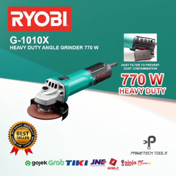 Jual RYOBI G-1010X GURINDA TANGAN 4 INCH HEAVY DUTY 770W Original ...
