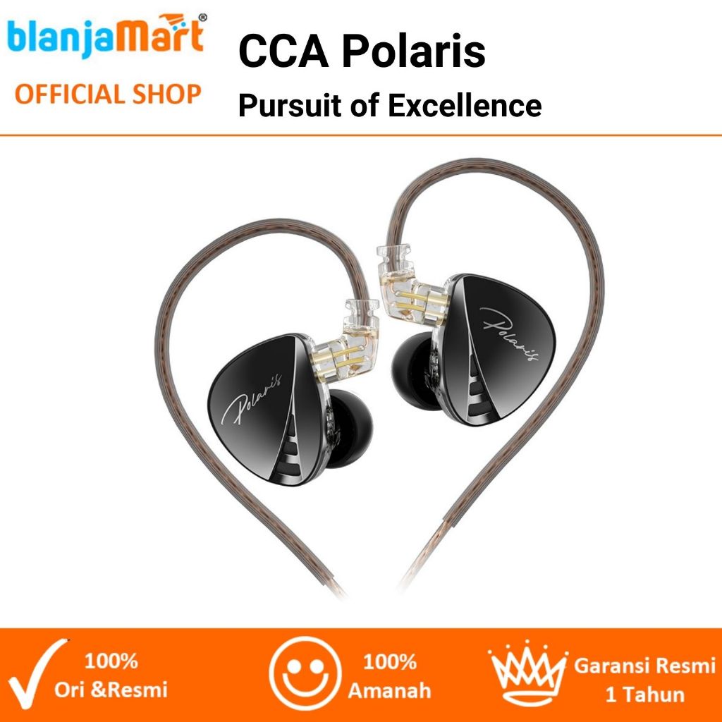 Jual CCA Polaris In Ear with 4 Tuning Switch Single DD Earphone with MIC | Shopee Indonesia