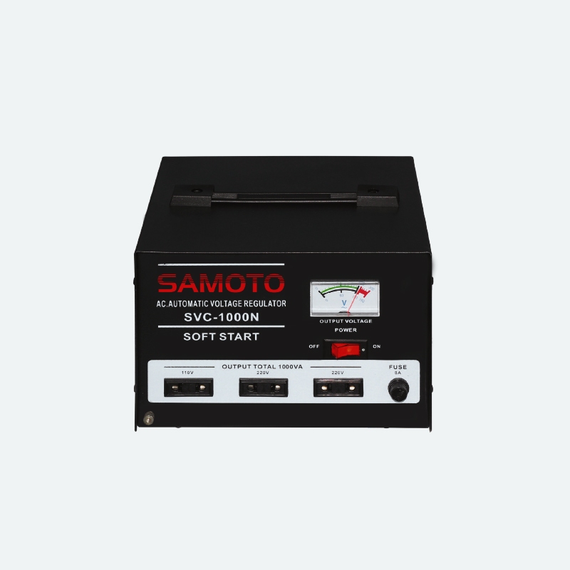 Jual Stabilizer AVR SAMOTO SVC-1000N 1000VA Stavol Soft Start GARANSI ...