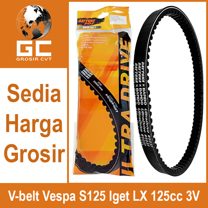 Jual Daytona Vanbelt Vespa S Iget LX 125 130 3V Ultra Drive Belt 5045 ...