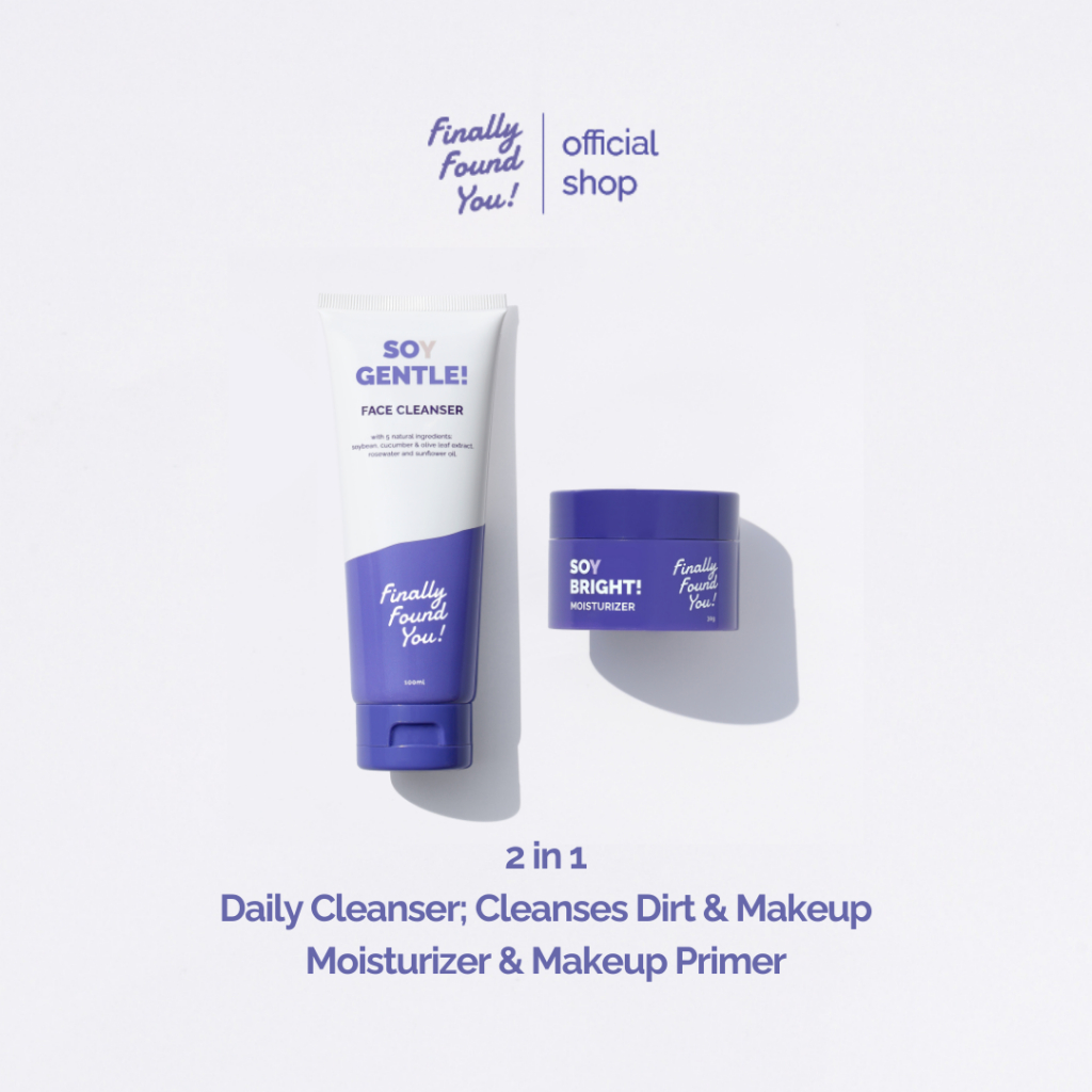 Jual Finally Found You! FFY Bundle 2in1 Soy Gentle! Face Cleanser and ...